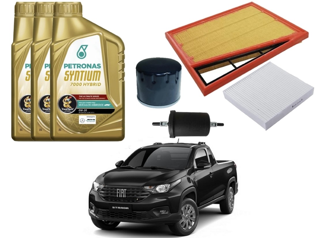 KIT TROCA DE FILTROS FIAT STRADA 1.3 2020 A 2021 - Go! Mec Web