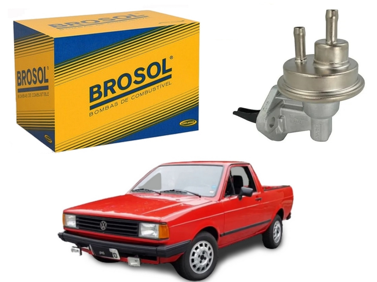 BOMBA COMBUSTIVEL BROSOL VOLKSWAGEN SAVEIRO 1.6 AP 1.8 AP 1988 A 1990 ...