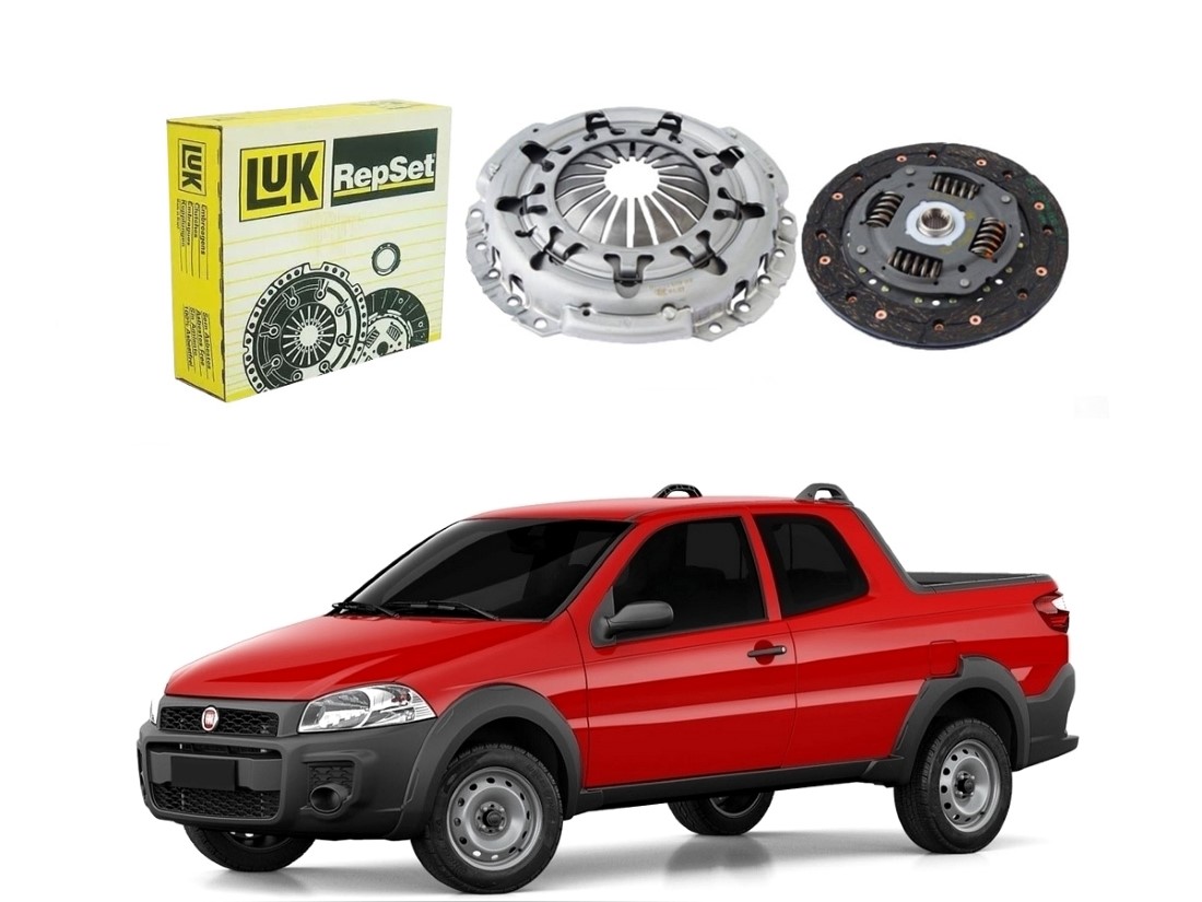 KIT EMBREAGEM LUK ORIGINAL FIAT STRADA 1.4 2008 A 2015
