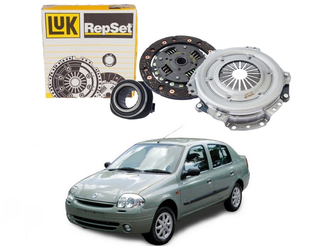 KIT EMBREAGEM LUK ORIGINAL RENAULT CLIO SEDAN 1.6 1998 A 2002 - Go! Mec Web