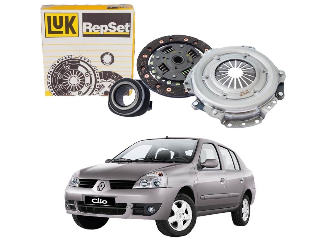 KIT EMBREAGEM LUK ORIGINAL RENAULT CLIO SEDAN 1.6 2003 A 2007 - Go! Mec Web