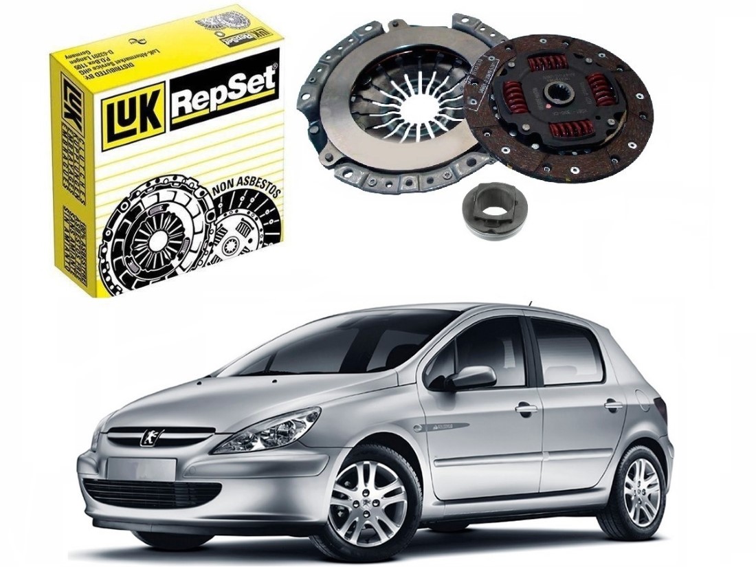 KIT EMBREAGEM ORIGINAL LUK PEUGEOT 307 1.6 2000 A 2006 - Go! Mec Web