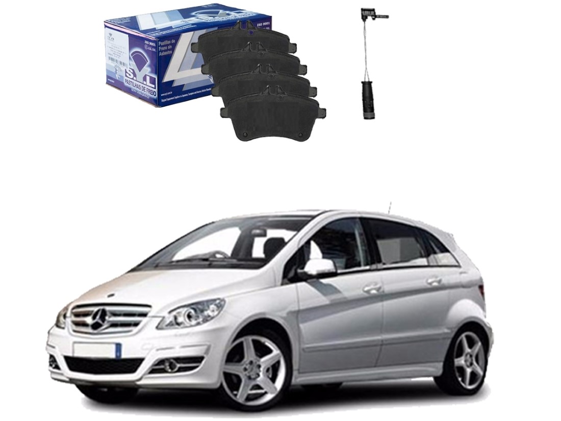 PASTILHA FREIO DIANTEIRO SENSOR SYL ORIGINAL MERCEDES-BENZ A170 1.7 ...
