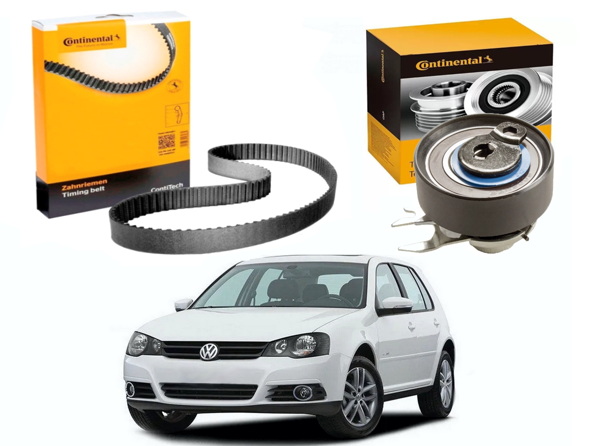 KIT CORREIA DENTADA TENSOR CONTITECH VOLKSWAGEN GOL G4 1.0 8V 1.6 8V ...